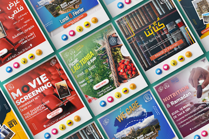 Design captivating social media posts by Issamdiabi | Fiverr