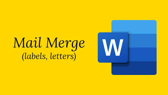 Mail merge your labels and letters by Angel_scc | Fiverr