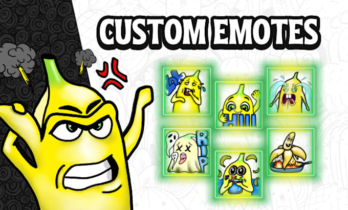 Create custom twitch, kick, youtube and discord emotes by Anddt3 | Fiverr
