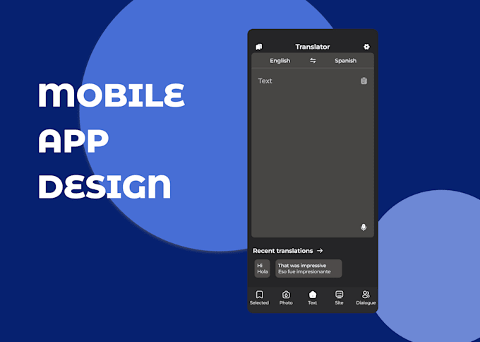 Create mobile app design with figma by Romanromanhi | Fiverr