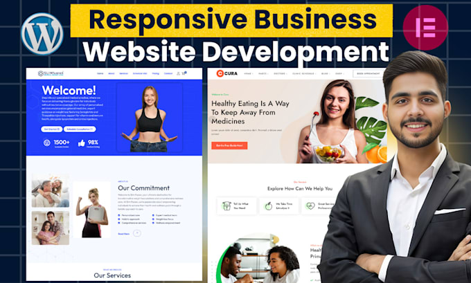 Design professional portfolio website for you by Touseefrehman21 | Fiverr