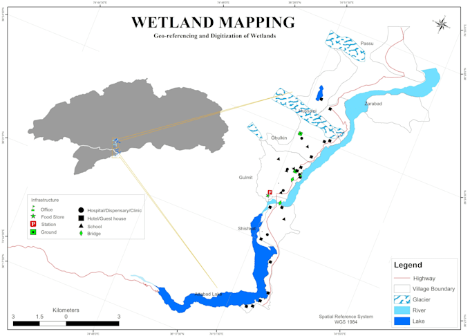 Do map georeferencing and digitization by Anjumuop | Fiverr