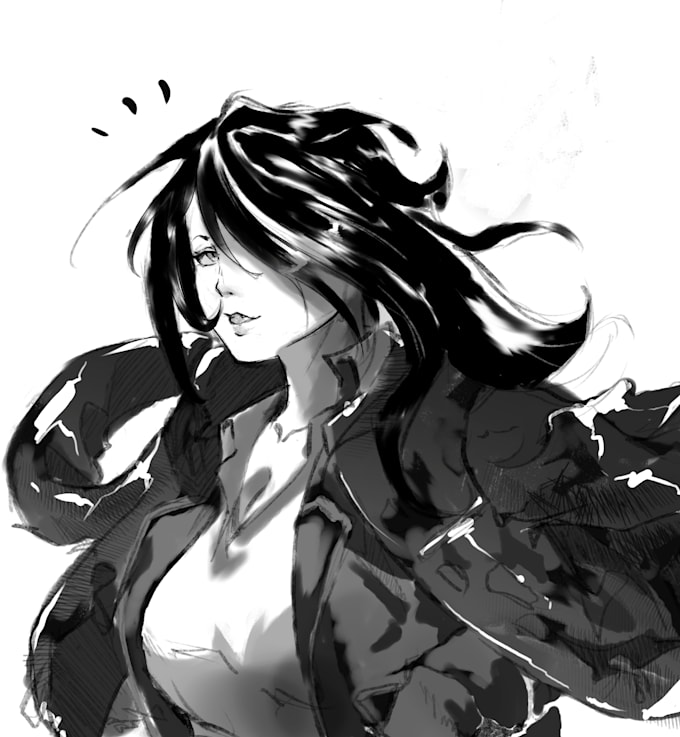 Outline or complete any page of your manga or comic, outlining or ...