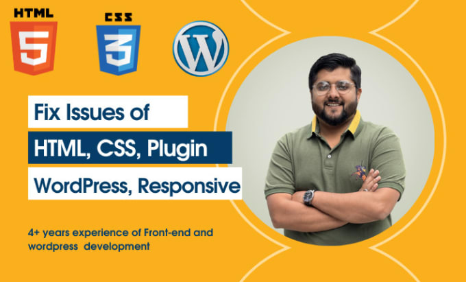 Fix Wordpress Html Css And Bootstrap Issues By Aatifm Fiverr