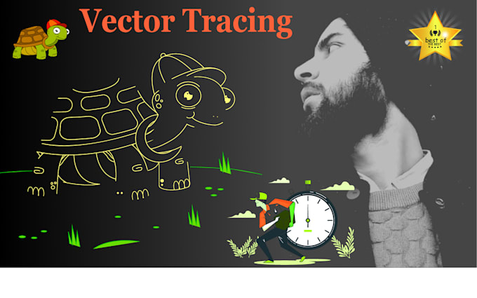 Vector tracing, image to vector, png to vector, raster to vector ...