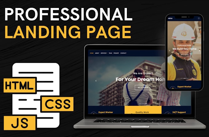 Create a professional and responsive html landing page by Youneshimmi ... Create a professional and responsive html landing page by Youneshimmi ...