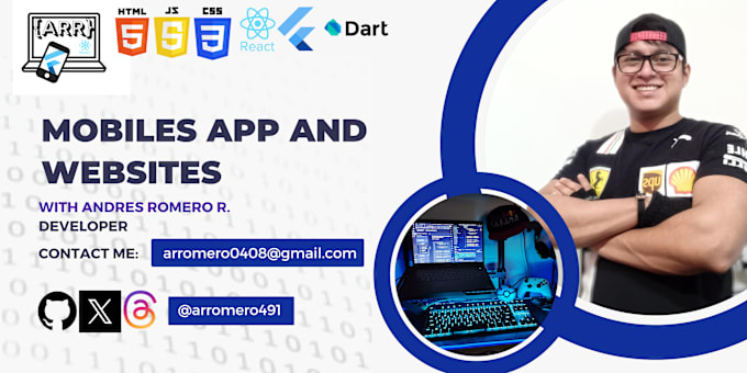 Develop A Mobile App Using Flutter Or Web App Using Reactjs By Arromero491 Fiverr