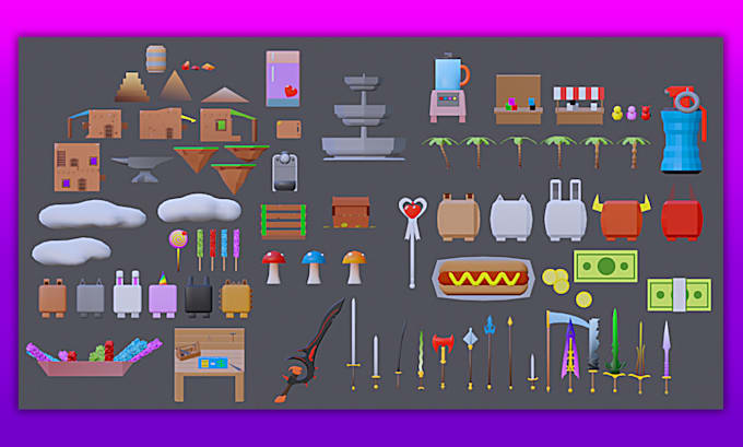 Create 3d models for your roblox game by Sheiguro | Fiverr