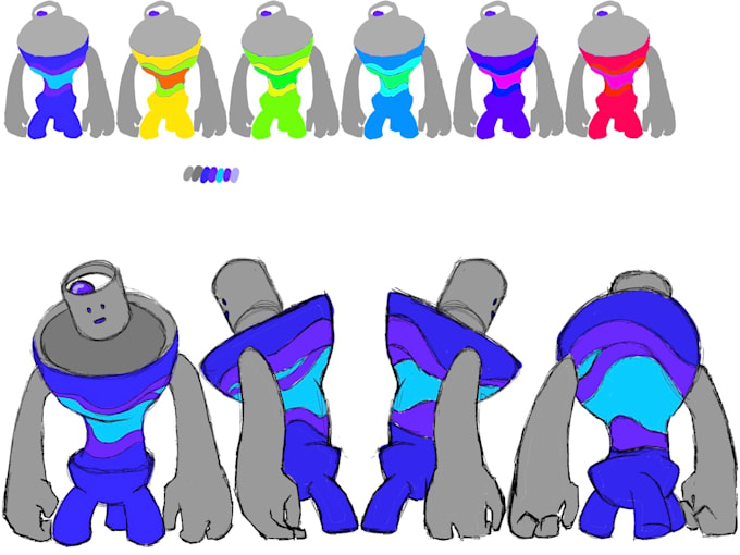 Make 360 character art by Izaya__davinci | Fiverr