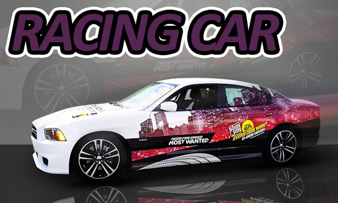 Design creative racing car wraps, car wrap, modern car wrap, livery car ...