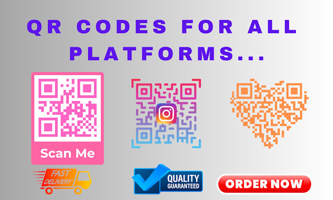 Create custom stylish qr code design with your logo by Nadijasadev255 ...