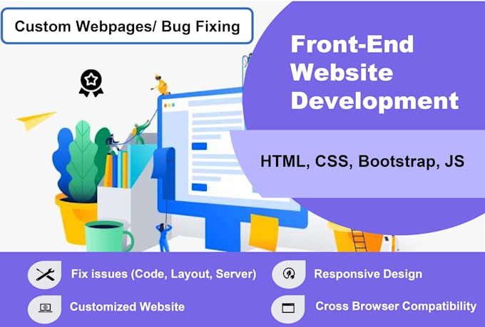 Develop Website Frontendcreateredesign With Expertise In Htmlcssbootstrapjs By Devnooreman 0226