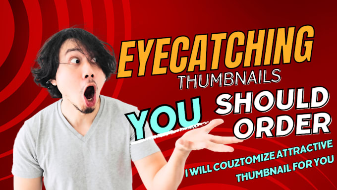 Create eyecatchy youtube thumbnail in one hour by Saddam_creation | Fiverr