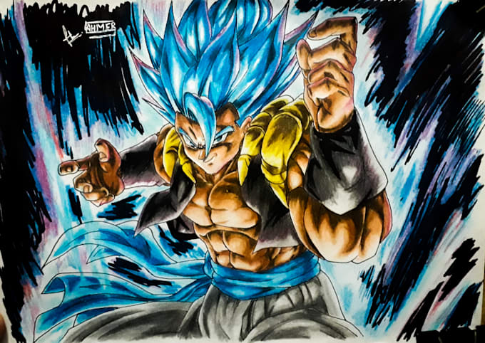 Draw your favorite character by Ahmerhokage | Fiverr