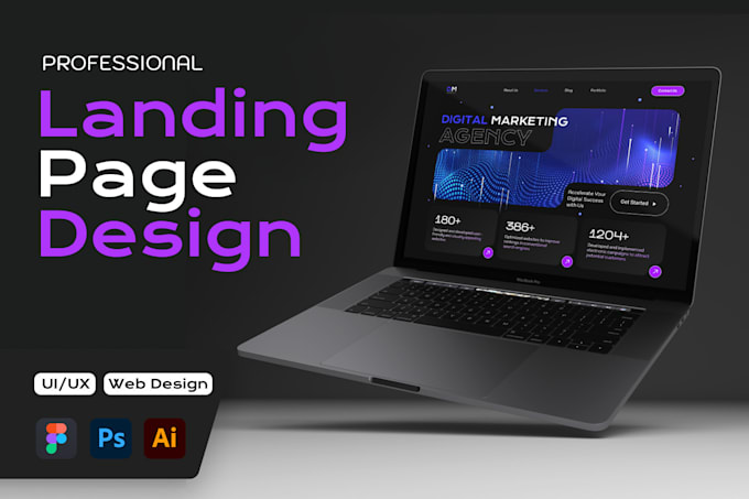 Design a modern and responsive landing page in figma by Tanya_kaidan ...