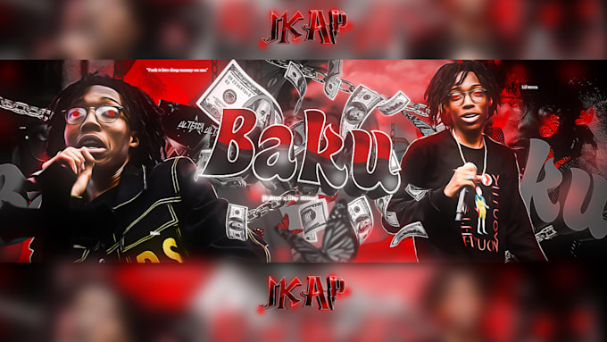 Make you a unique rapper header by Jkappsd | Fiverr