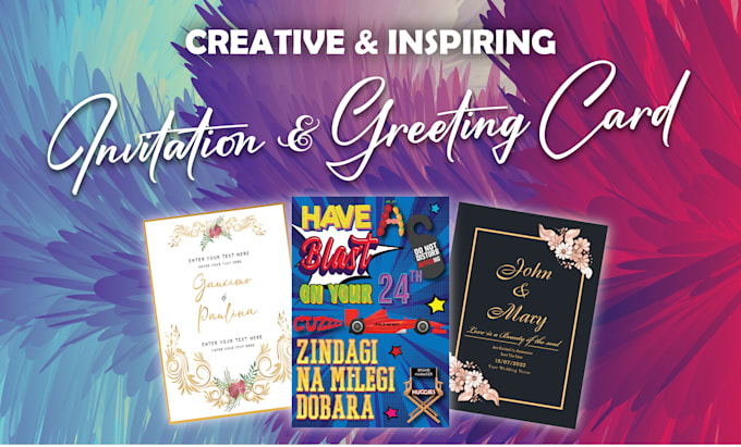 Design visiting cards greeting cards or invitation card by Ayesha ...