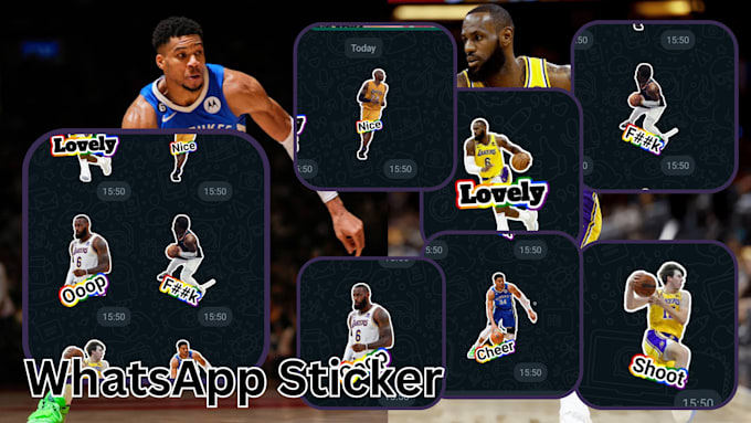 Create cute 3d animated character stickers emoji like selfie for ...