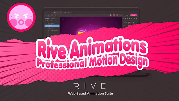 Do splash screen animation with rive app by Octo_pus | Fiverr