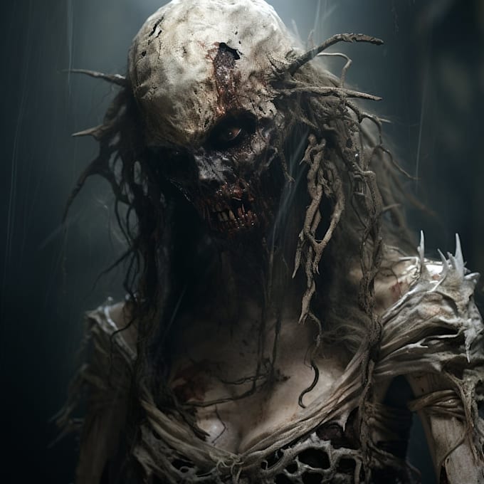 Create fantasy horror character art by Mihotsuchiya | Fiverr