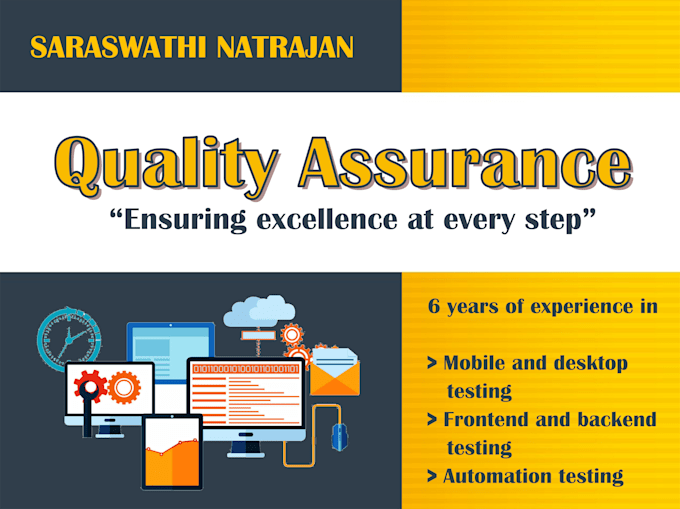 Do Qa Testing And Automation On Desktop And Mobile Devices By Snsaraswathi Fiverr