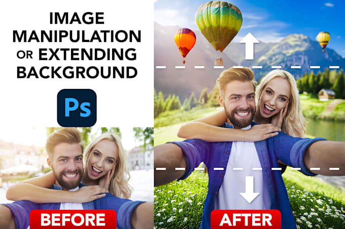 Do any photo editing, image manipulations and add parts of background by Caterinamoon | Fiverr