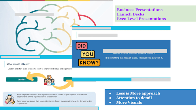 Make engaging and professional presentation for conference, speaker and ...