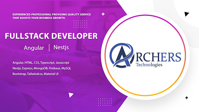 Develop a full stack web app angular and nestjs by Archersfamily | Fiverr Develop a full stack web app angular and nestjs by Archersfamily | Fiverr