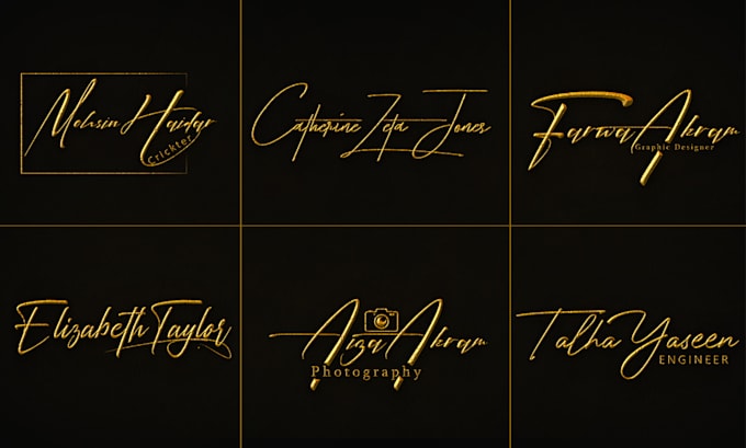 Design signature, scripted, handwritten, cursive, handwriting logo ...