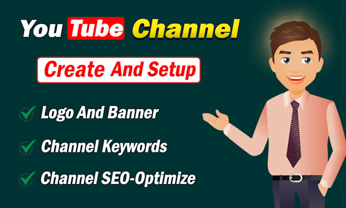 Create a professional brand youtube channel and complete setup by Boost_expert1 | Fiverr