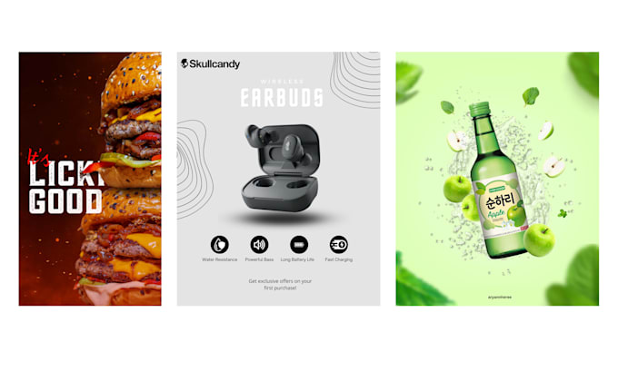 Design a beautiful poster for your product by Aryanjain11 | Fiverr