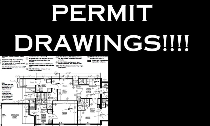 Provide full architectural permit drawing for usa permit by Prof_arckin ...
