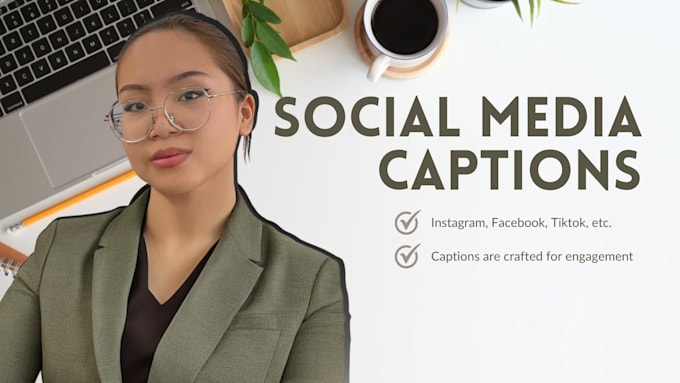 Craft engaging captions to captivate your audience by Enyaplaza | Fiverr