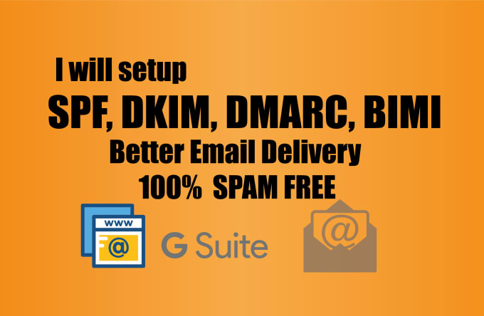 Setup spf, dkim, dmarc and bimi for better email delivery by Osamagilz | Fiverr
