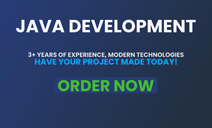 Do software development in java by Mkdomain | Fiverr