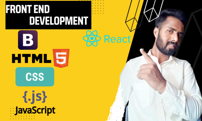 Be Your Front End Web Developer Using Html Css React Js By Arshadjutt Fiverr