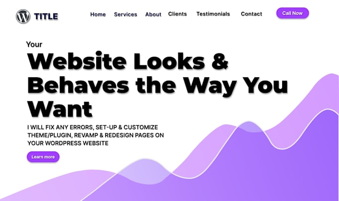 Redesign or bug fix of any page elements, of wordpress site by Fixed ...