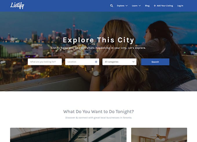 Develop business directory website using wordpress themes by Manan ...