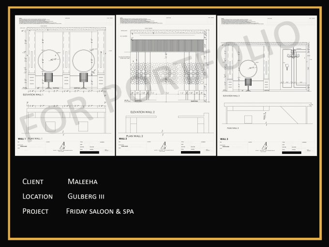 Draft your 2d plan with fixtures and furniture in autocad by ...