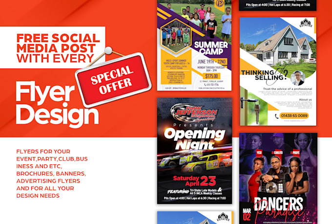 Design print ready flyer, advertising flyer, brochure, magazine ...