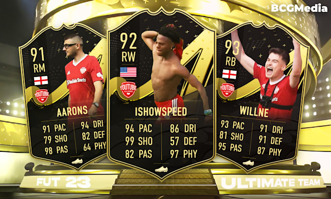 Design and create a custom fifa card for you by Sandamedia | Fiverr
