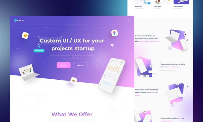 Do figma ui ux design for landing pages and website by Jibari_design ...