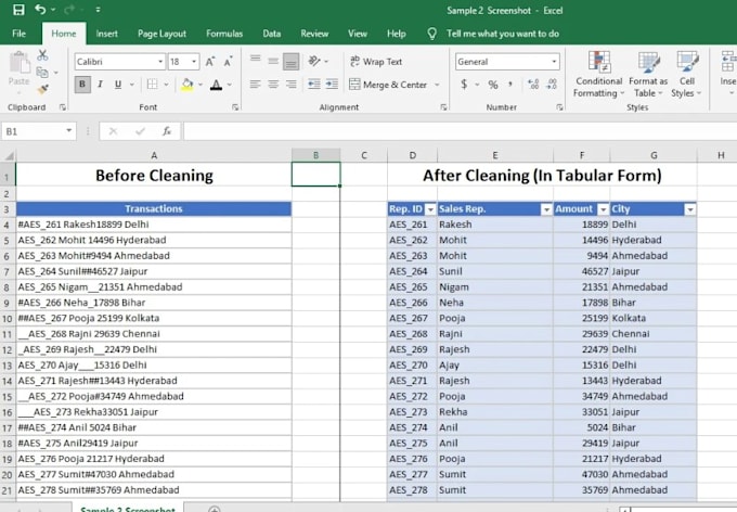 Sort, split and filter excel spreadsheet in required format by ...