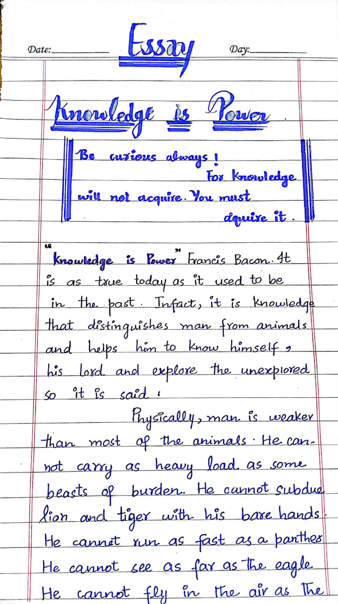 Handwrite any pdf into my beautiful handwriting by Hforhaxan | Fiverr