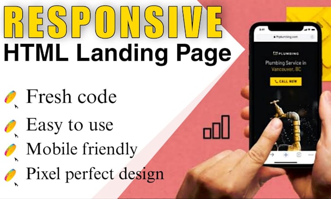 Do figma to html landing page by Mushan_143 | Fiverr