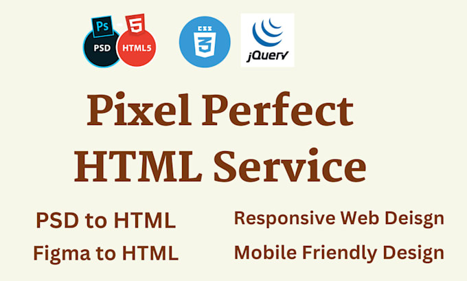 Convert psd to html with bootstrap website by Mamunwebdesign | Fiverr