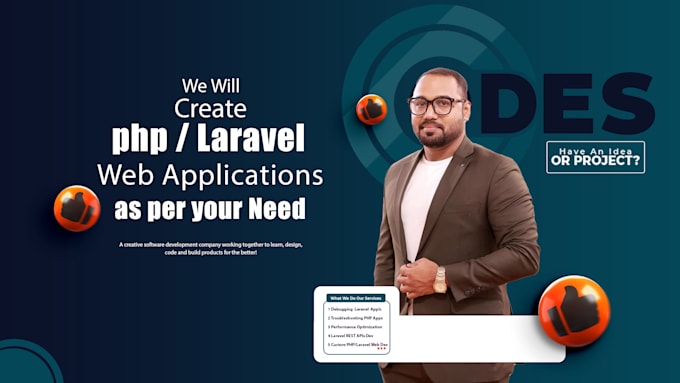 Be your full stack php laravel web application developer by Odes ...