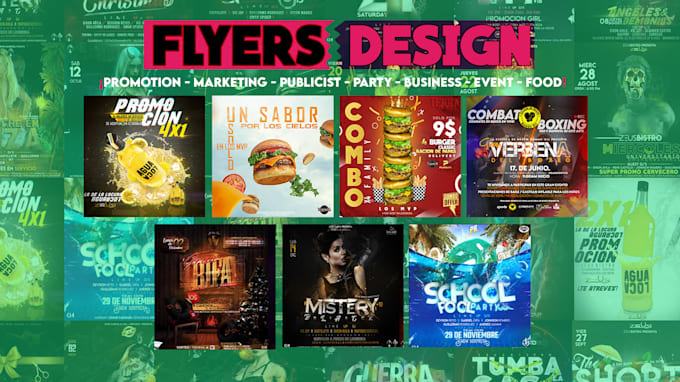 Completely professional flyer design, you party and more by Felipe ...