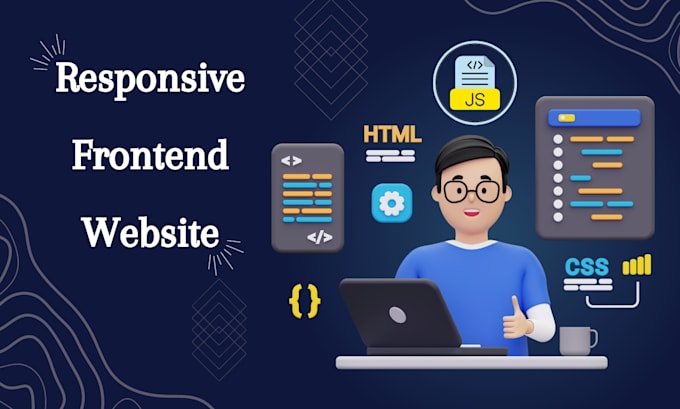 Design Responsive Modern Website With Html Css Bootstrap And Js By Code182 Fiverr