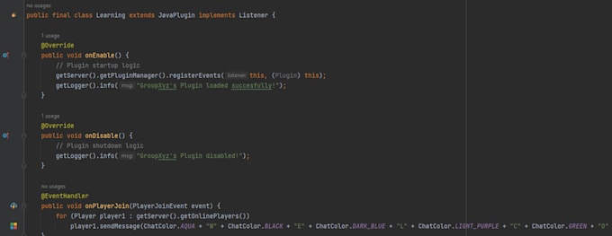 Programm minecraft plugins for you by Groupxyz | Fiverr